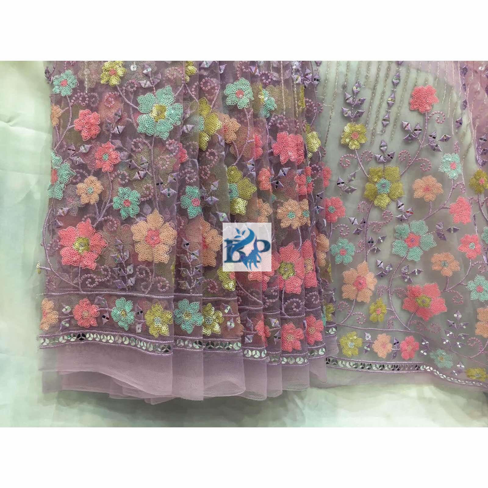 Heavy Embroidery 6 Sequence Fabric
